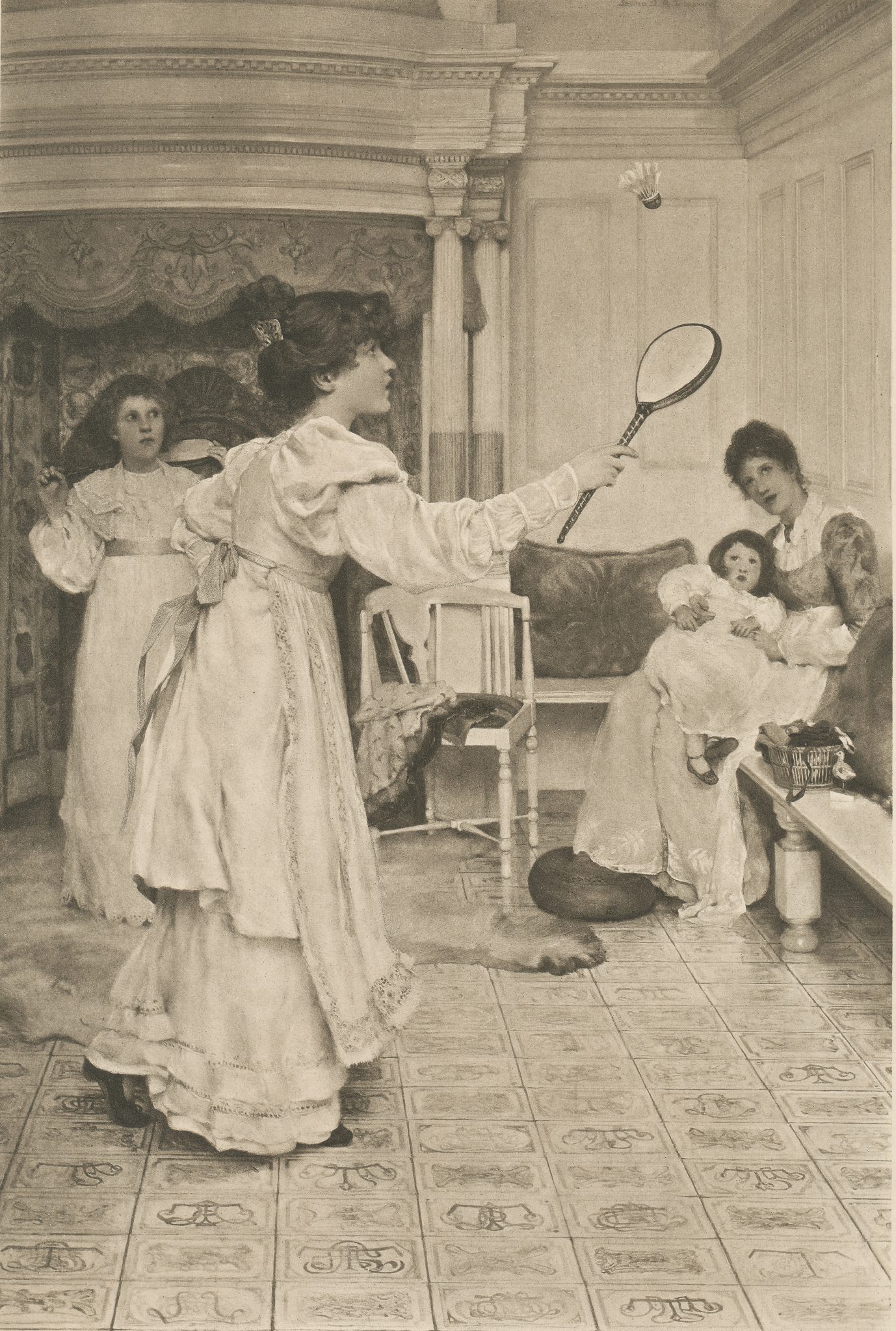 The Game of Battledore and Shuttlecock - The Badminton Museum