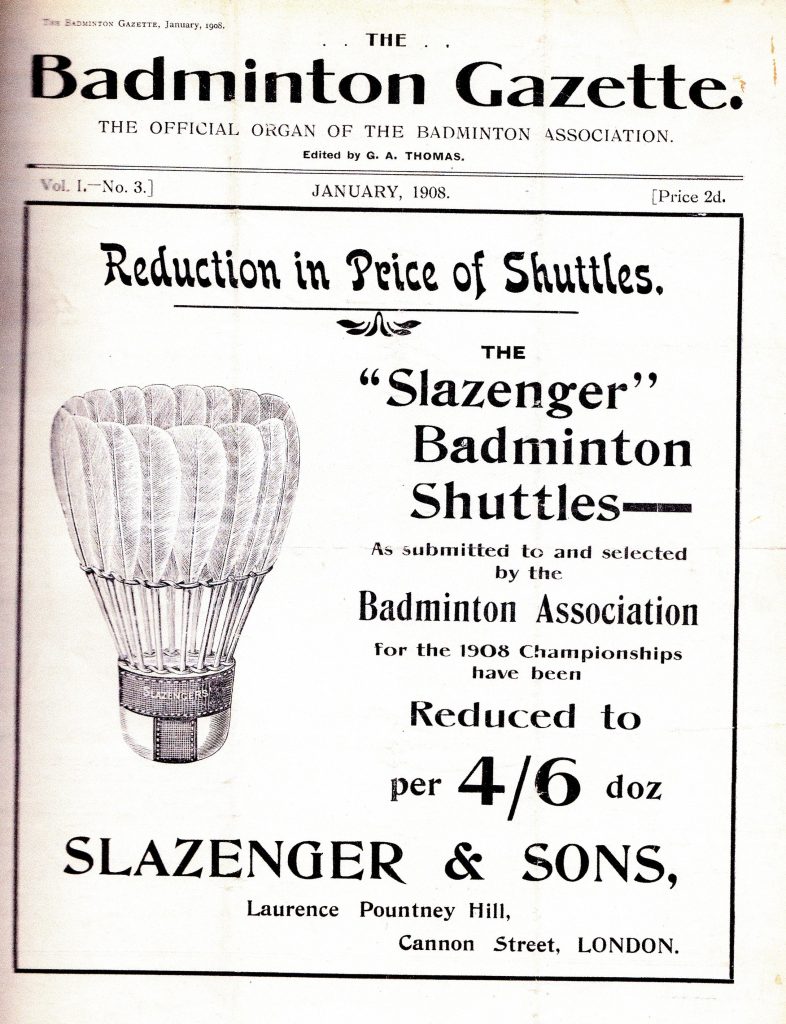 Barrel Shuttlecocks - The Badminton Museum