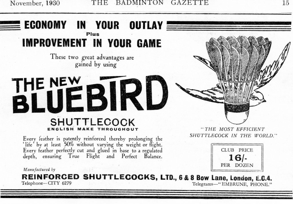 The History of Reinforced Shuttlecocks Ltd – RSL - The Badminton Museum