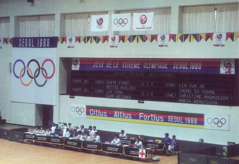 OLYMPIC BADMINTON – History. - The Badminton Museum