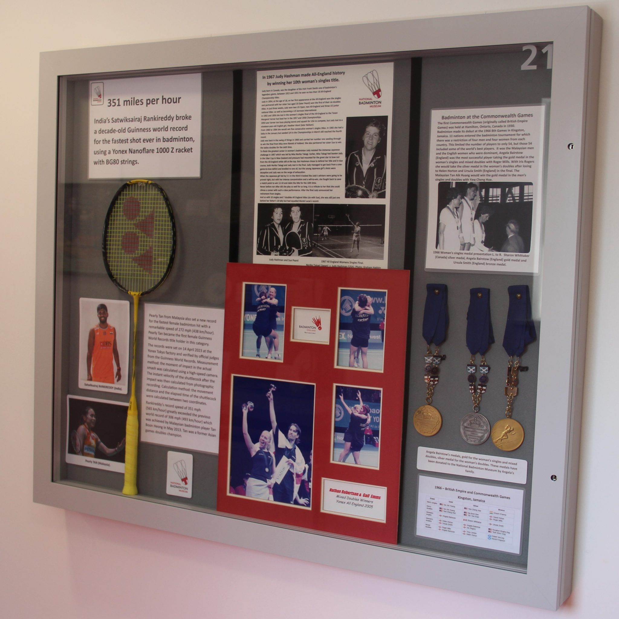 World record 351 miles per hour (565 km per hour) - The Badminton Museum
