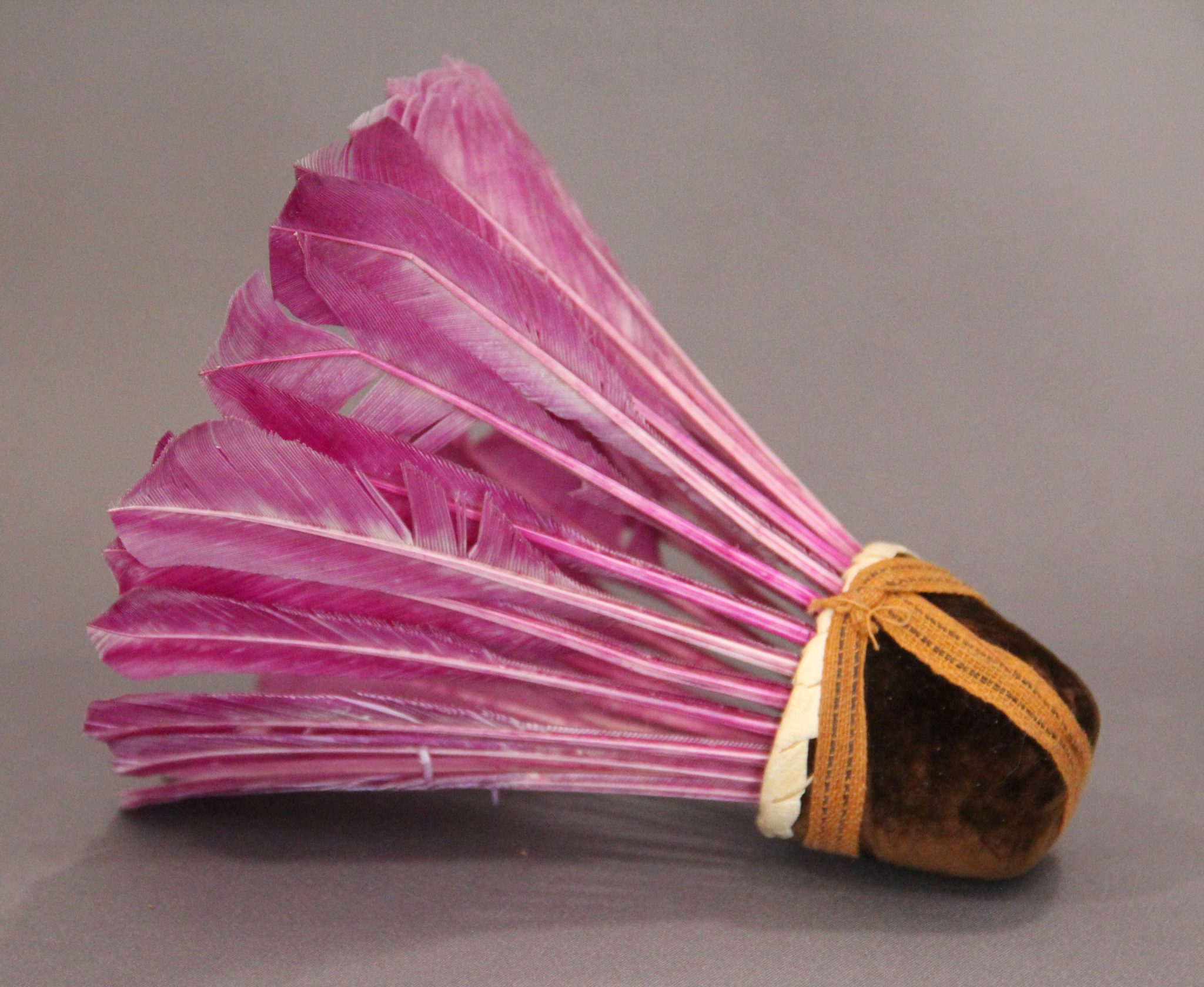 Purple Battledore Shuttlecock - The Badminton Museum