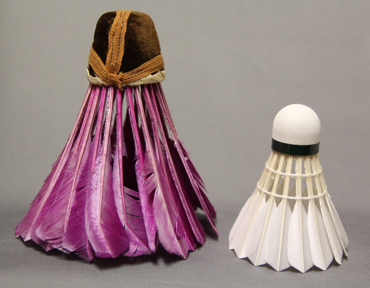 Purple Battledore Shuttlecock - The Badminton Museum