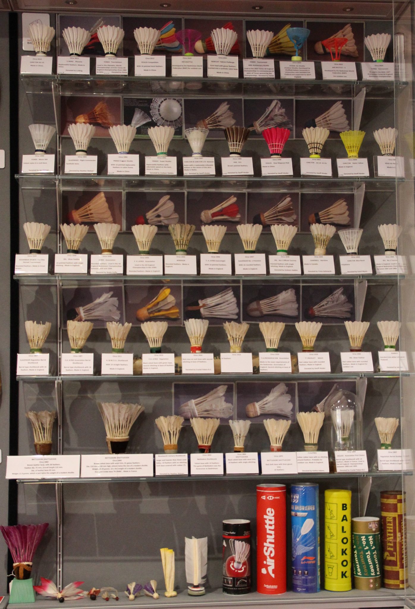 Purple Battledore Shuttlecock - The Badminton Museum